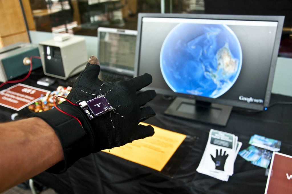 Wireless Glove Controls Computers Engineering Stories