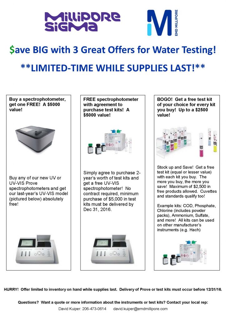 Millipore Sigma Promotion « The Erlenmeyer Flask