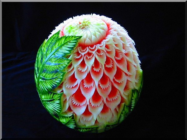 Fun Stuff Happening At the Office - Fruit Carving Inspiration