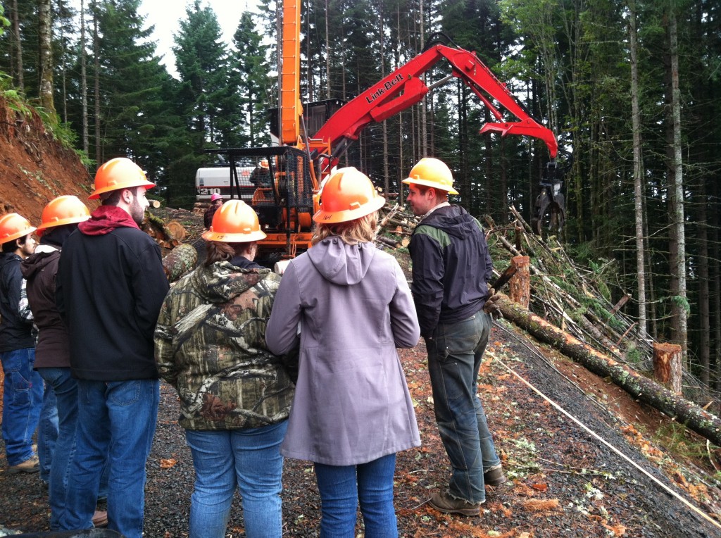 Saturday and we get to go logging! « College of Forestry Field School