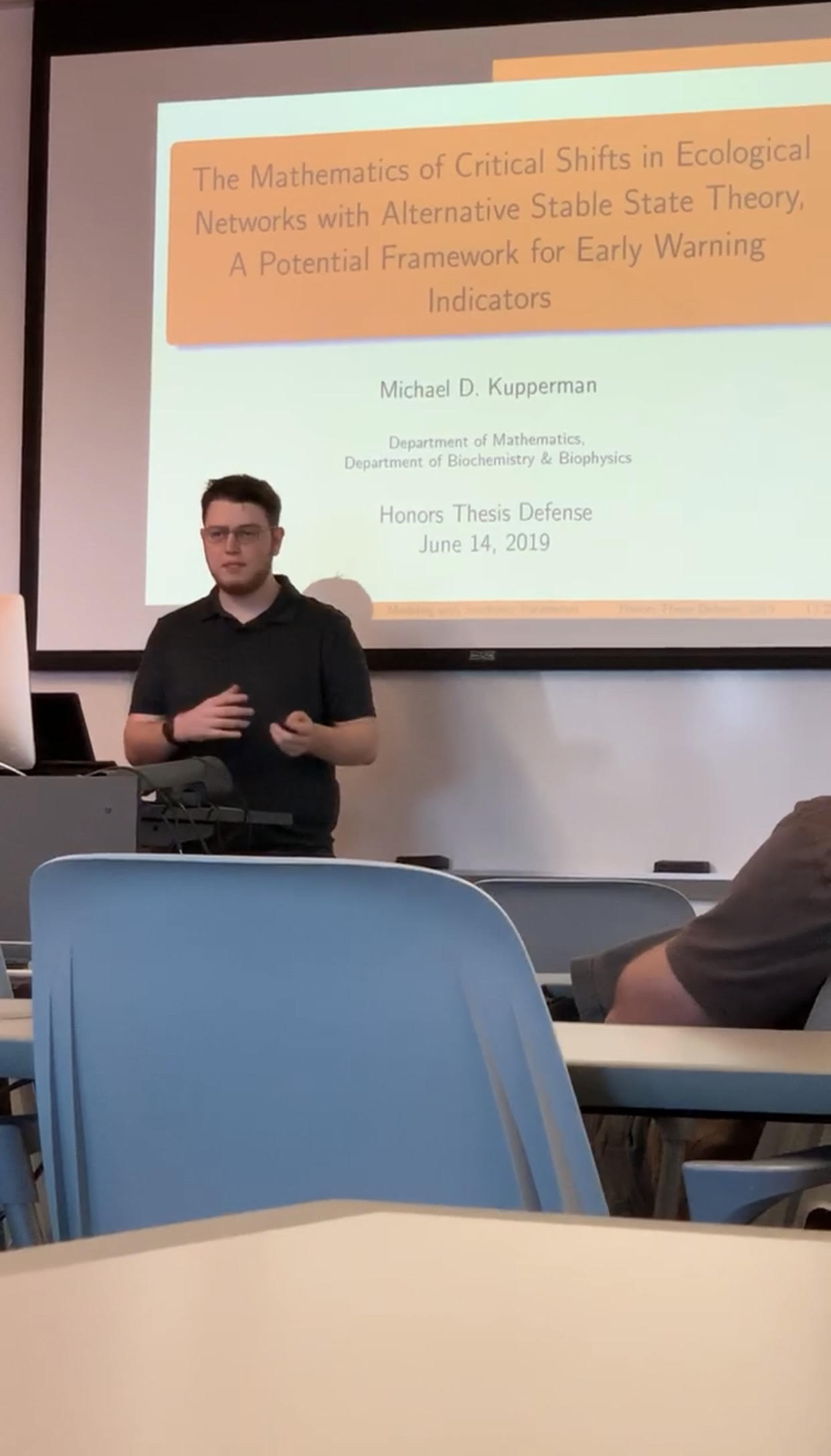 Michael Kupperman – Honors College Class of 2020 – Monday Message