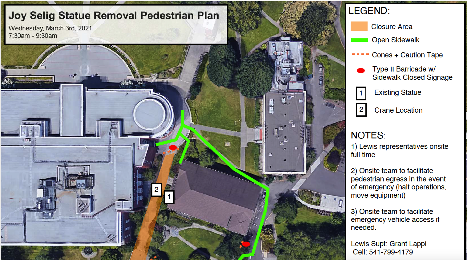 statue-removal-area-map « OSU Corvallis Campus Closures, Shutdowns and ...