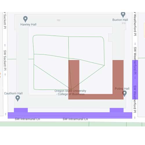 6/14-9/3/2021: Partial lane closure of Intramural Lane, sidewalk and ...