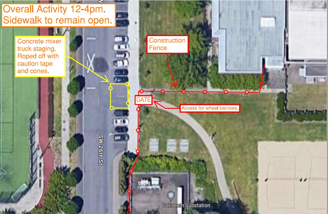 12/8 – Construction Activity & Sidewalk Impacts Near Dixon Recreation ...