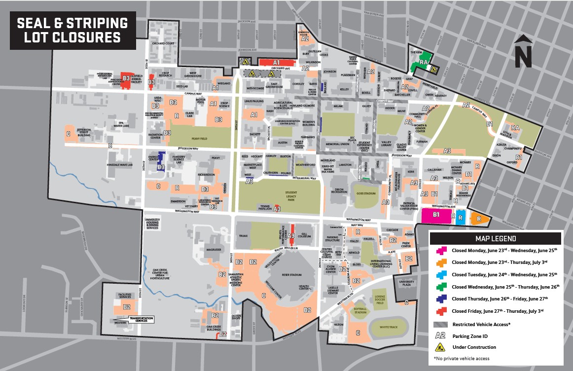 Reminder: Campus-Wide Parking Lot Closures Starting 6/23 « OSU ...