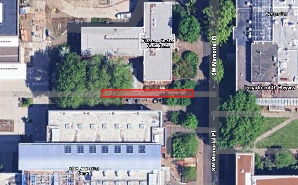 12/18 – 12/26: Sidewalk Closed Between Kelley Engineering Center and ...