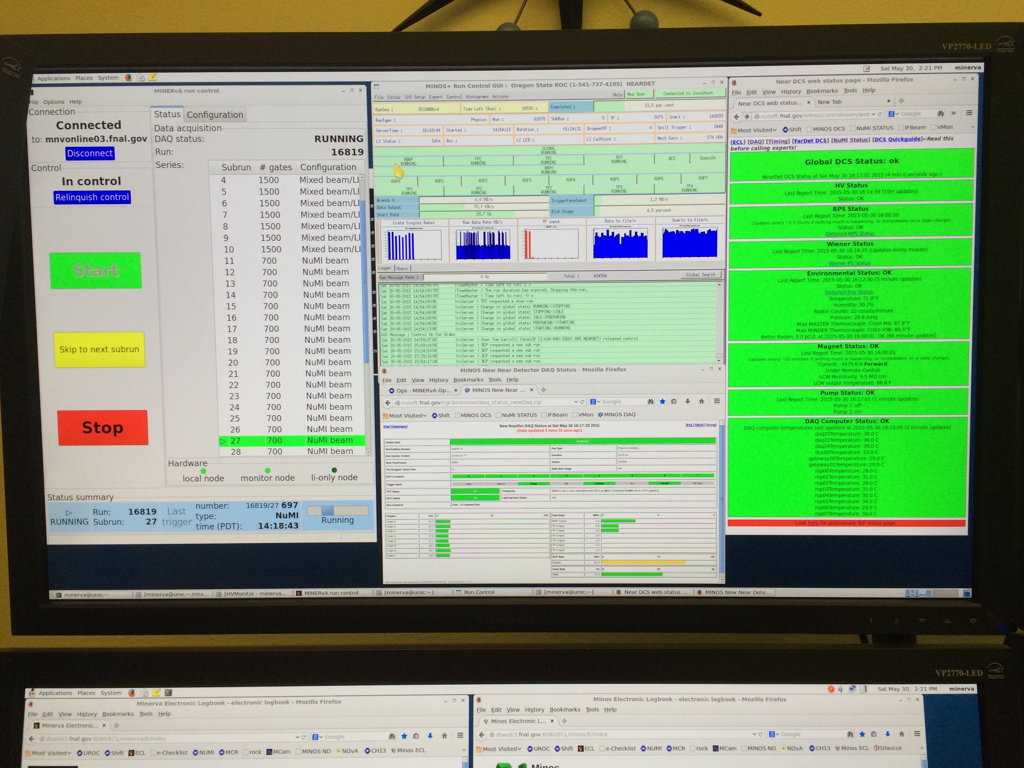 Run control « Physics: Schellman Research Group