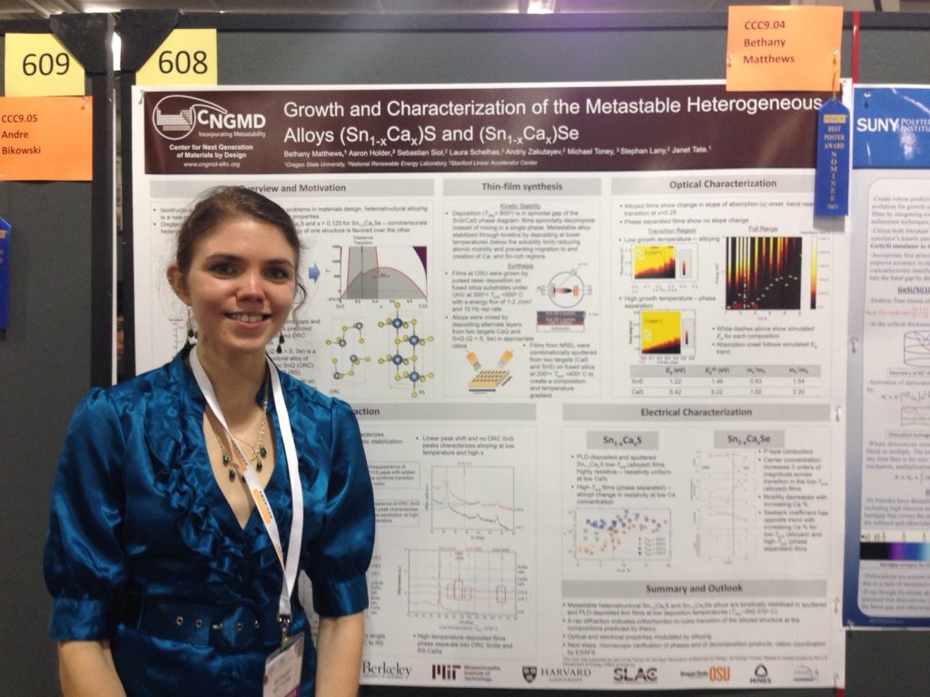 Bethany Matthews is this year’s Whiteley Materials Fellowship Winner ...