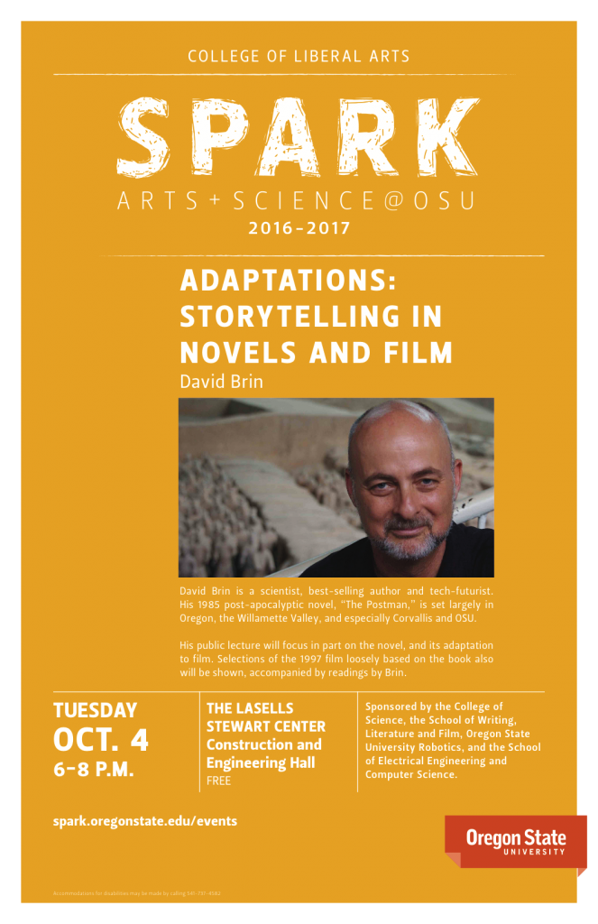 David Brin: From Sci Fi to Science/Humanities Collaborations « Teaching ...