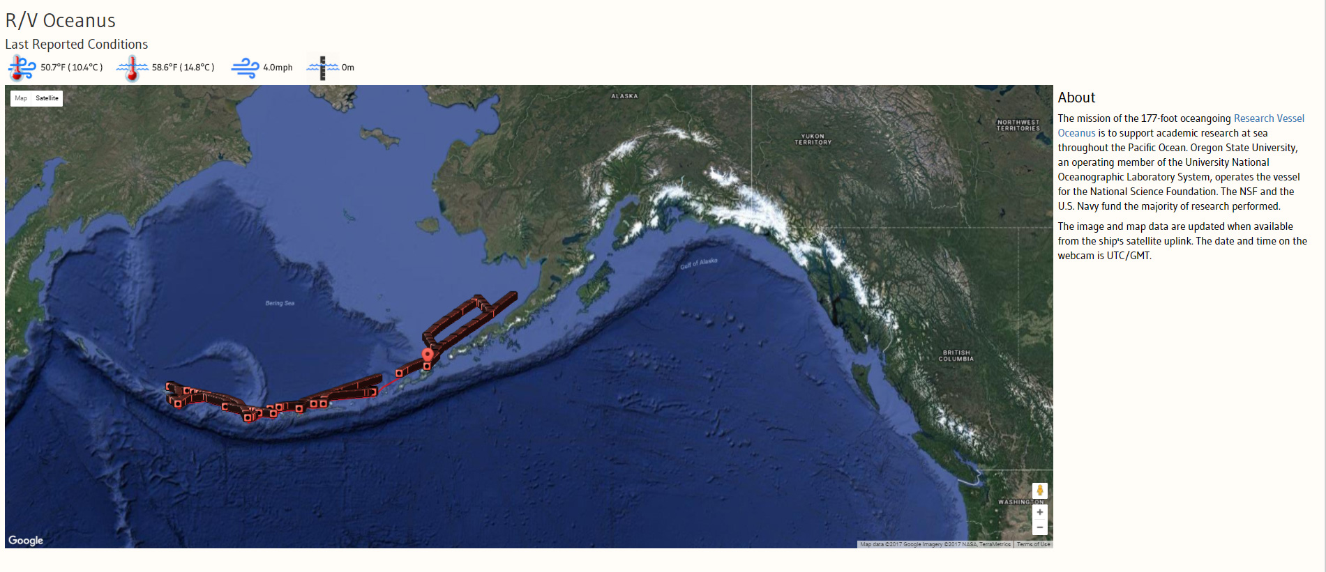 OSU Marine Technician Group » Blog Archive Where is the RV Oceanus ...