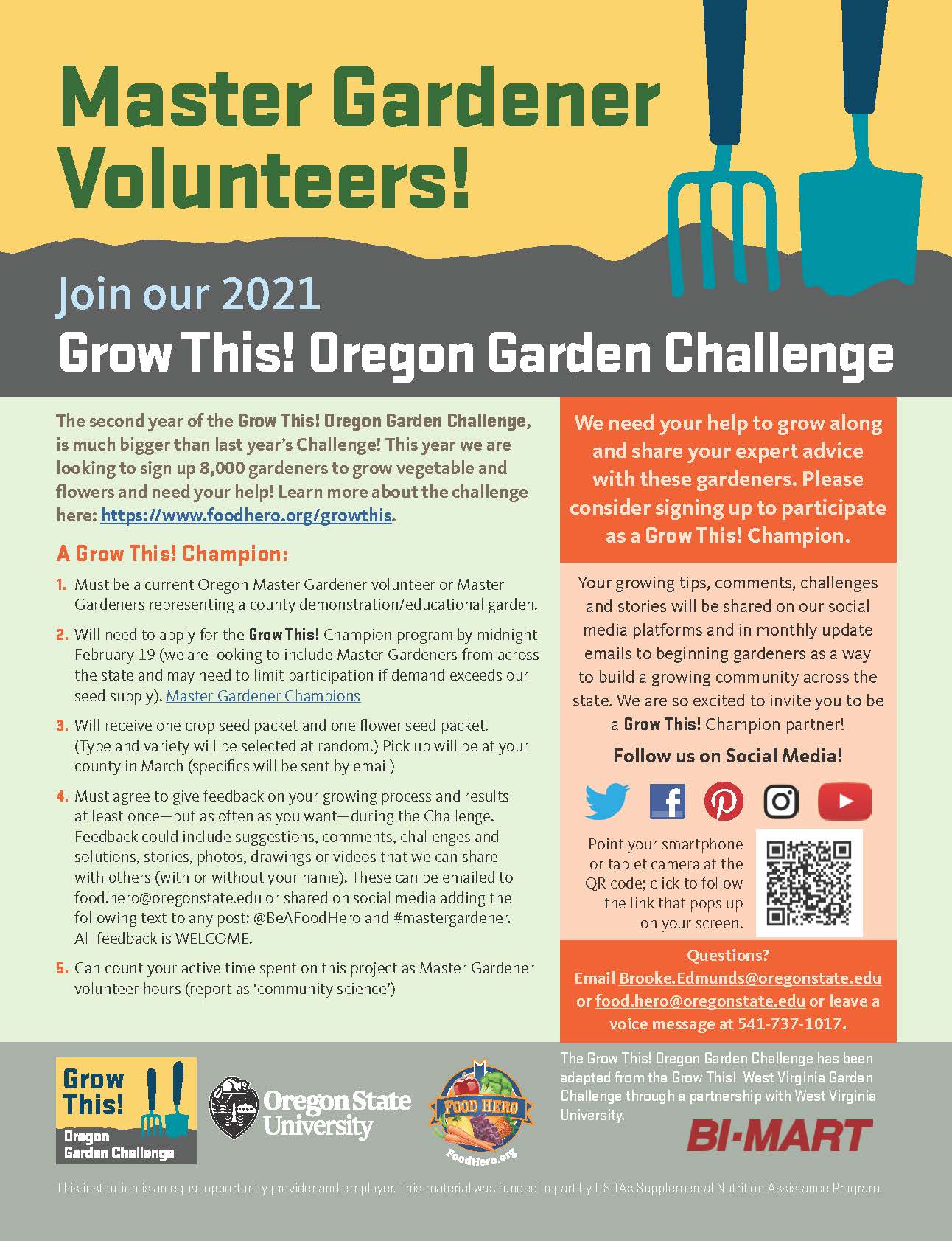 Two New and Remote Volunteer Opportunities – OSU Extension Master Gardener Program News