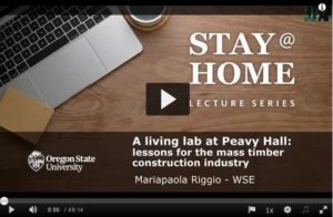 A living lab at Peavy Hall: lessons for the mass timber construction ...