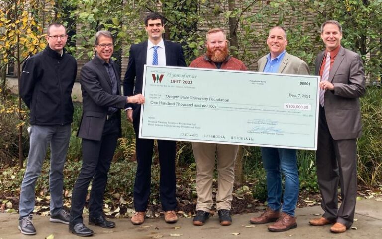 Western Wood Preservers Institute gives gift to support College of ...