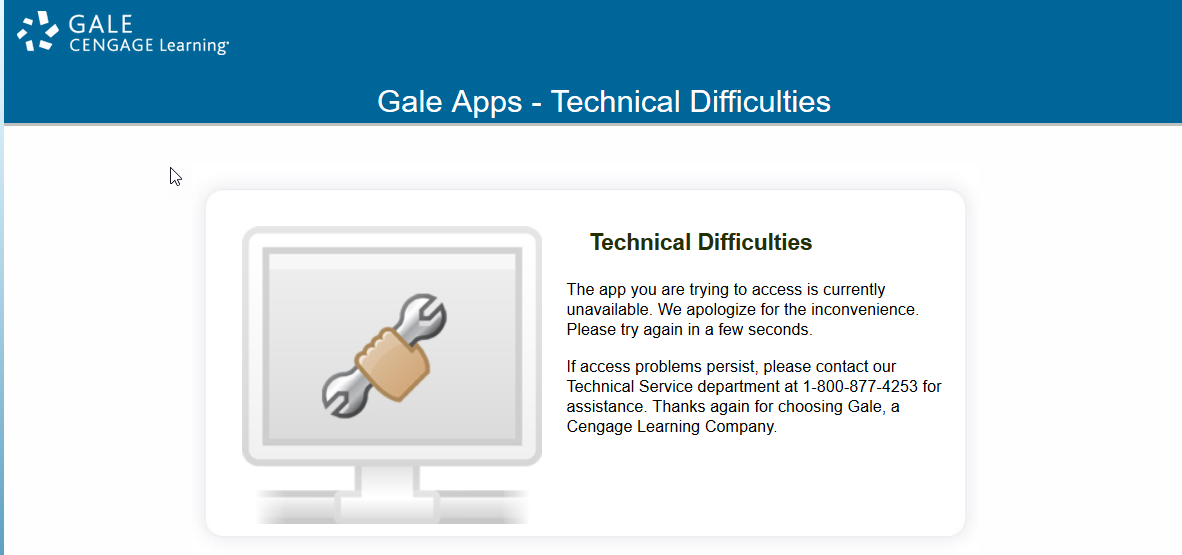 Gale Fulltext: Problems in 1Search « OSU Libraries eNews