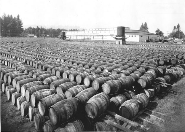 Barrels of pickles, circa 1945 | Special Collections and Archives ...