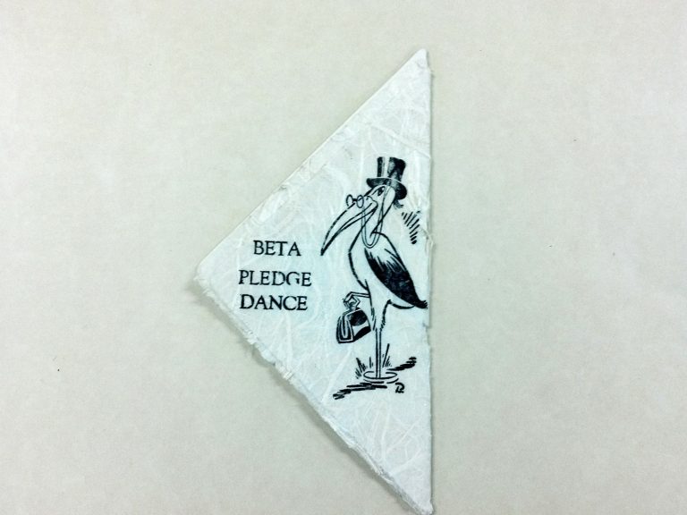Beta Pledge Dance | Special Collections and Archives Research Center