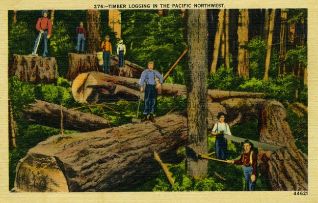 Timber logging in the Pacific Northwest | Special Collections and ...
