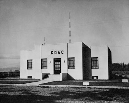 KOAC building, circa 1941 | Special Collections and Archives Research ...