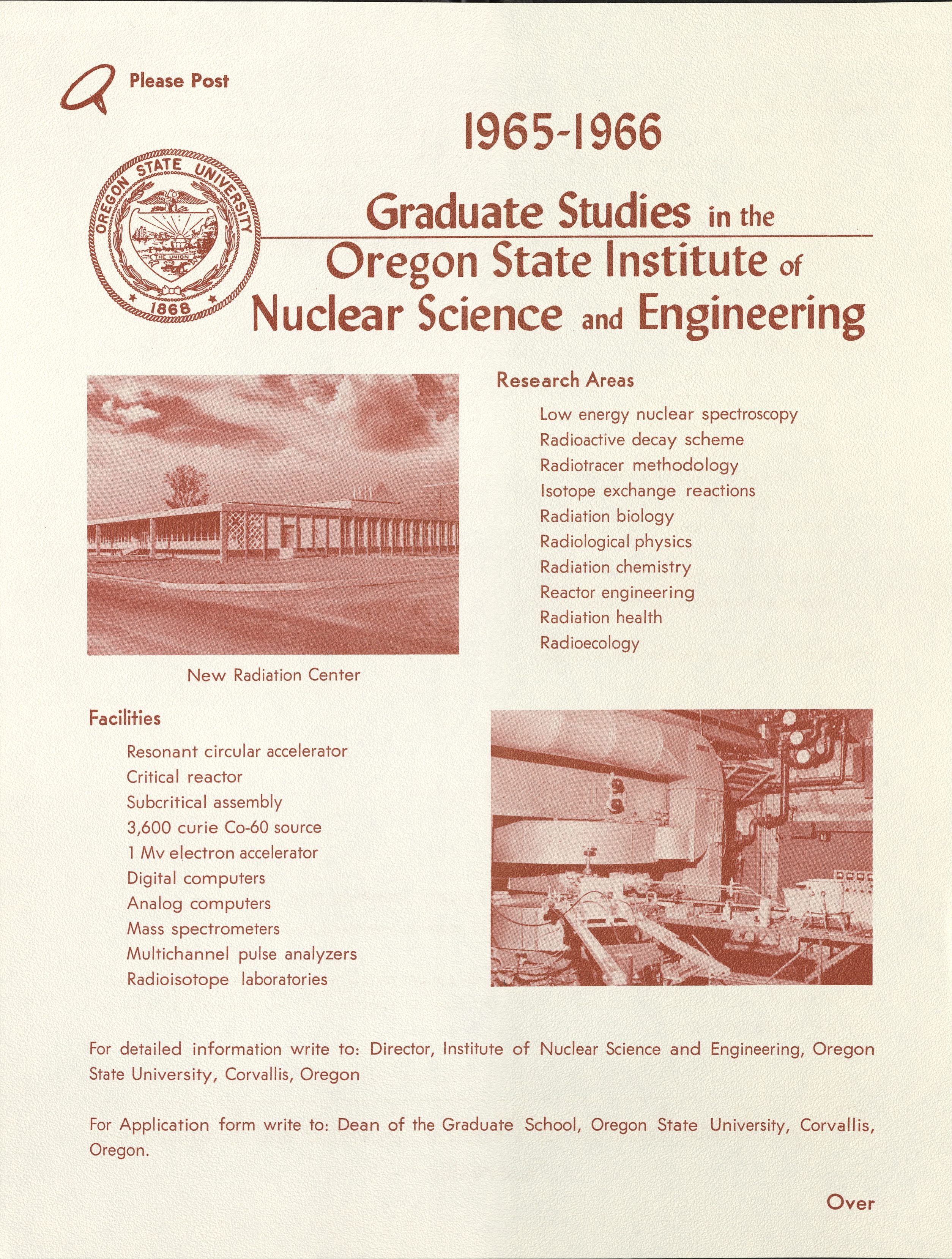 1965-1966 OSU NE Promotional Flyer | Special Collections and Archives ...