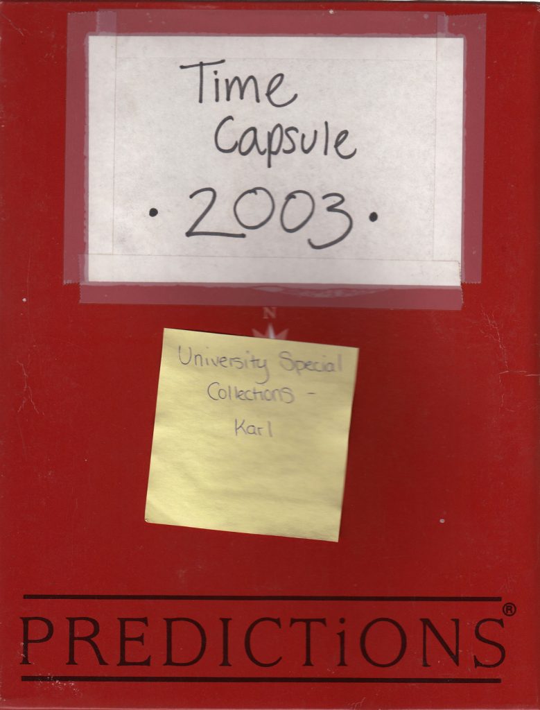 Back in time — what was it like in 2003? | Special Collections and ...