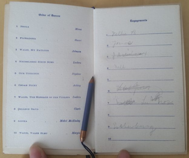 DanceCard | Special Collections and Archives Research Center