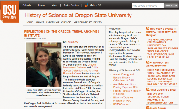 OMA Intern ~ Laura Cray | OMA and OSQA Blog