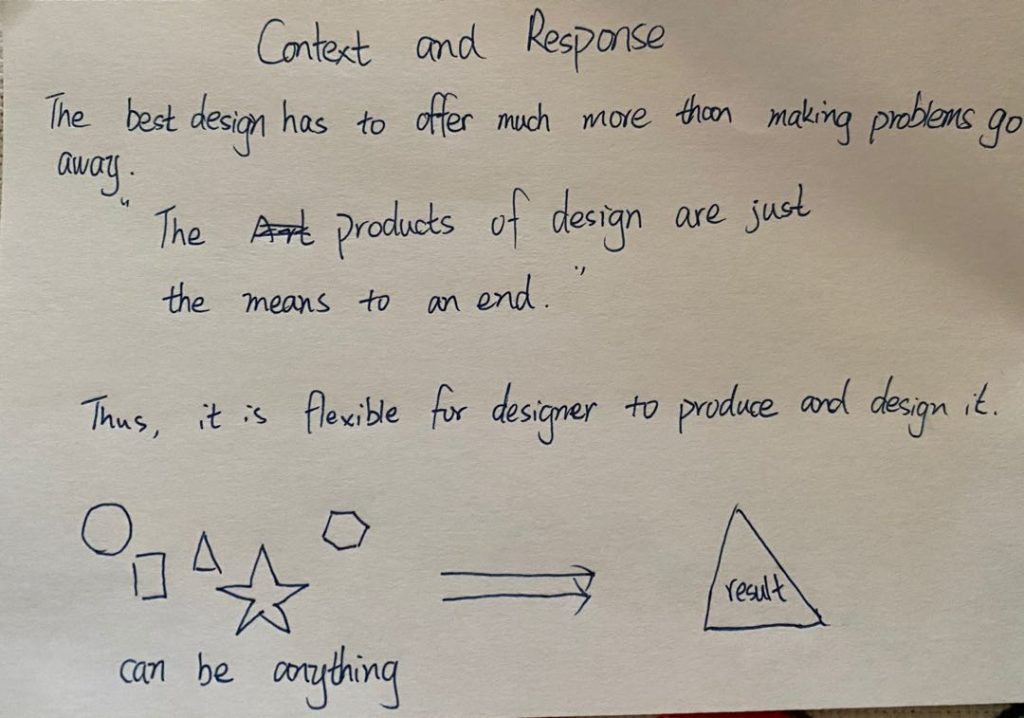Context and Response – Design Thinking