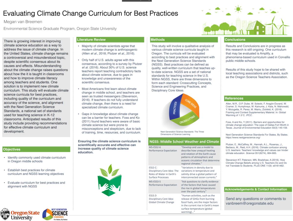 Poster Submissions – Annual Environmental Joint Campus Conference 2021