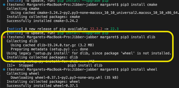 Installation Of The Facerecognition Python Library Random Software