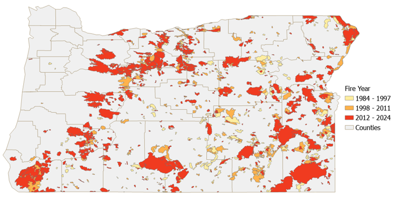 How have wildfires affected the value of agricultural land in Oregon ...