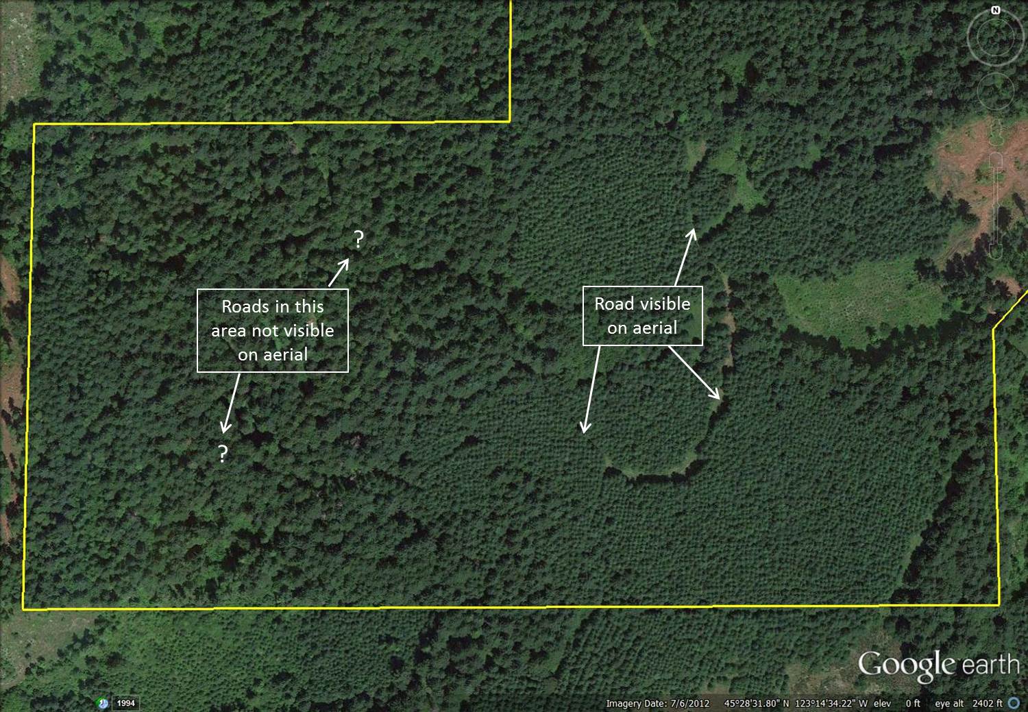 Mapping your forest with Google Earth and a GPS phone app « TreeTopics