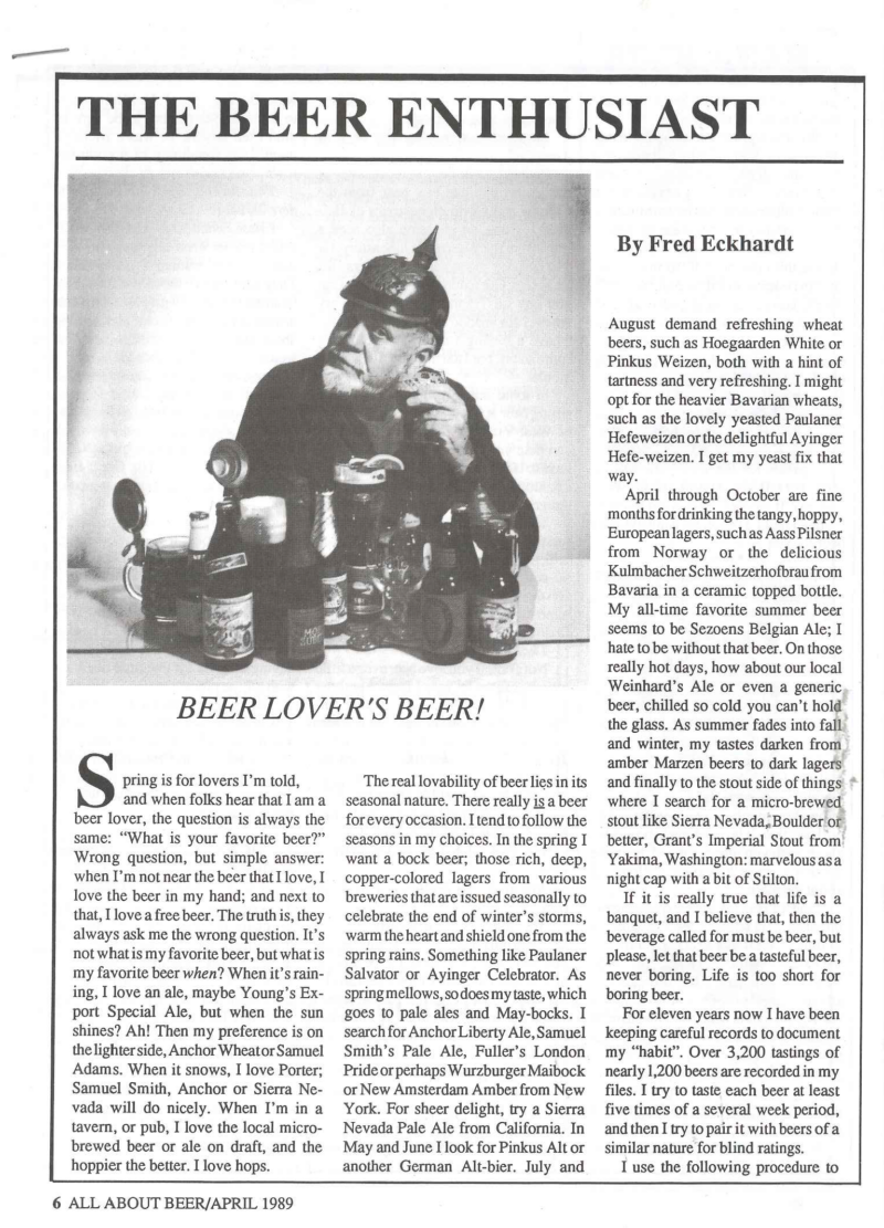 A Fred Eckhardt Mystery Solved & musings on beer history – Oregon Beer ...